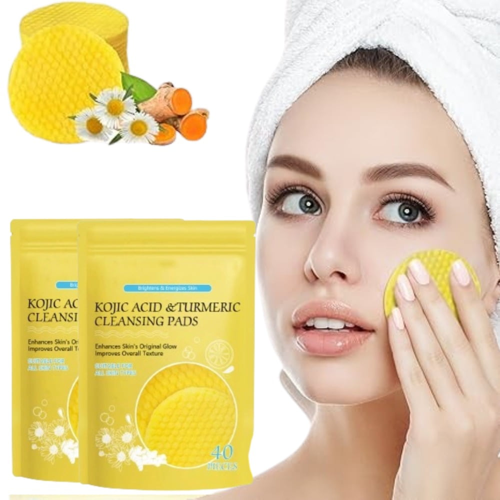 Ktlvex Turmeric Cleansing Pads For Dark Spots 80PCS, Kojic Acid ... Ktlvex Turmeric Cleansing Pads For Dark Spots 80PCS, Kojic Acid ...