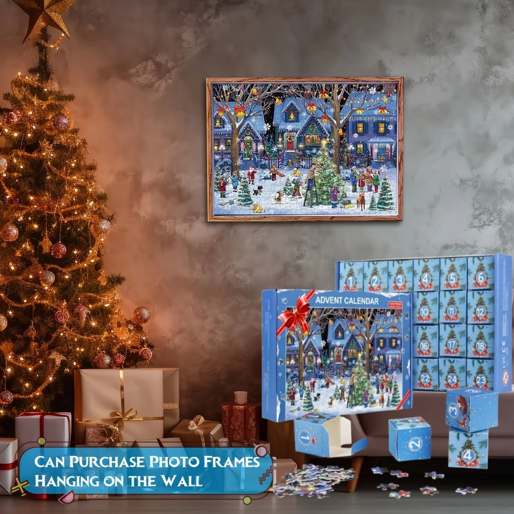 Ktlvex Unbox Christmas Cheer with a 2024 Advent Calendar of 1008-Piece ...