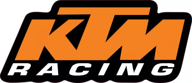 Ktm Orange With Black Background Sticker Window Decal Multiple Size ...