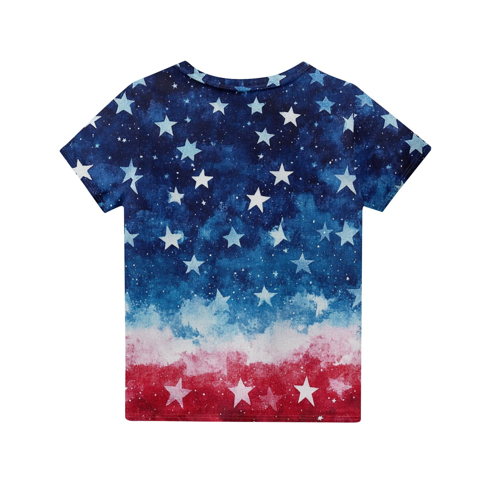 Ktyne Girls Fourth Of July Shirts Short Sleeve Usa Flag T Shirt ...