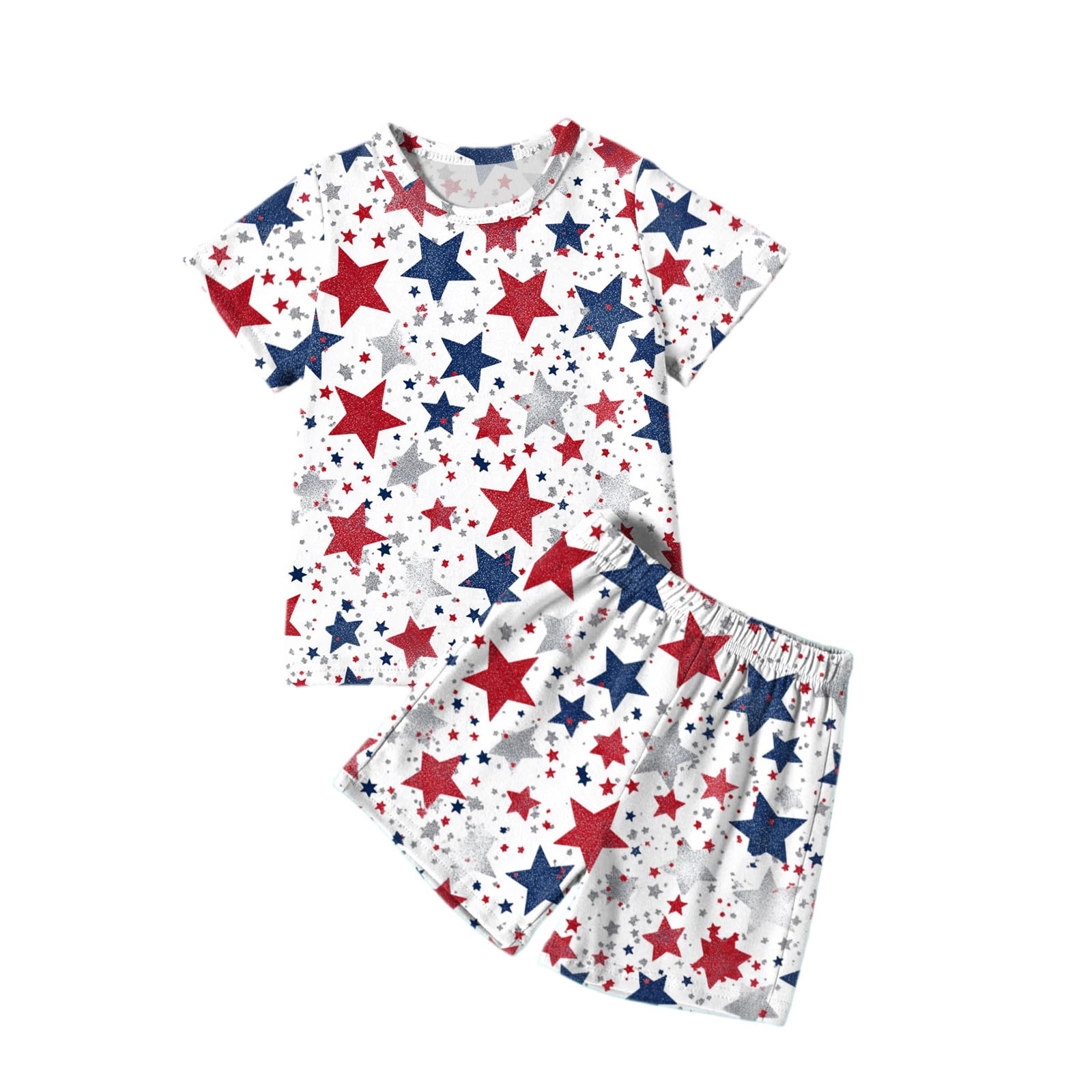 Ktyne Independence Day Outfits for Toddler Boys Girls Star Striped ...