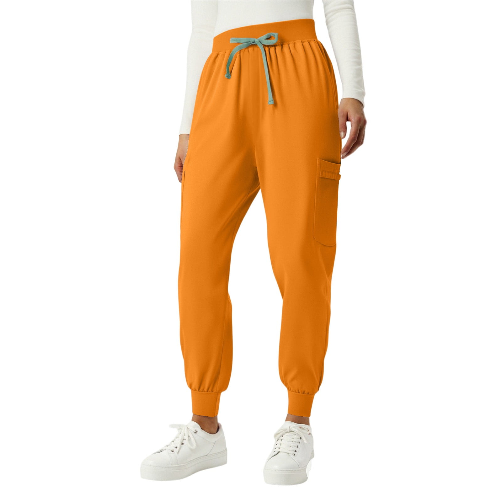 Ktyne Scrub Bottoms for Women Ultra Soft Stretchy Scrub Pants with ...