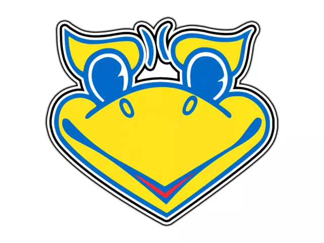 Ku Kansas Jayhawks Mascot Face Logo Waterproof Sticker Phone Decal ...