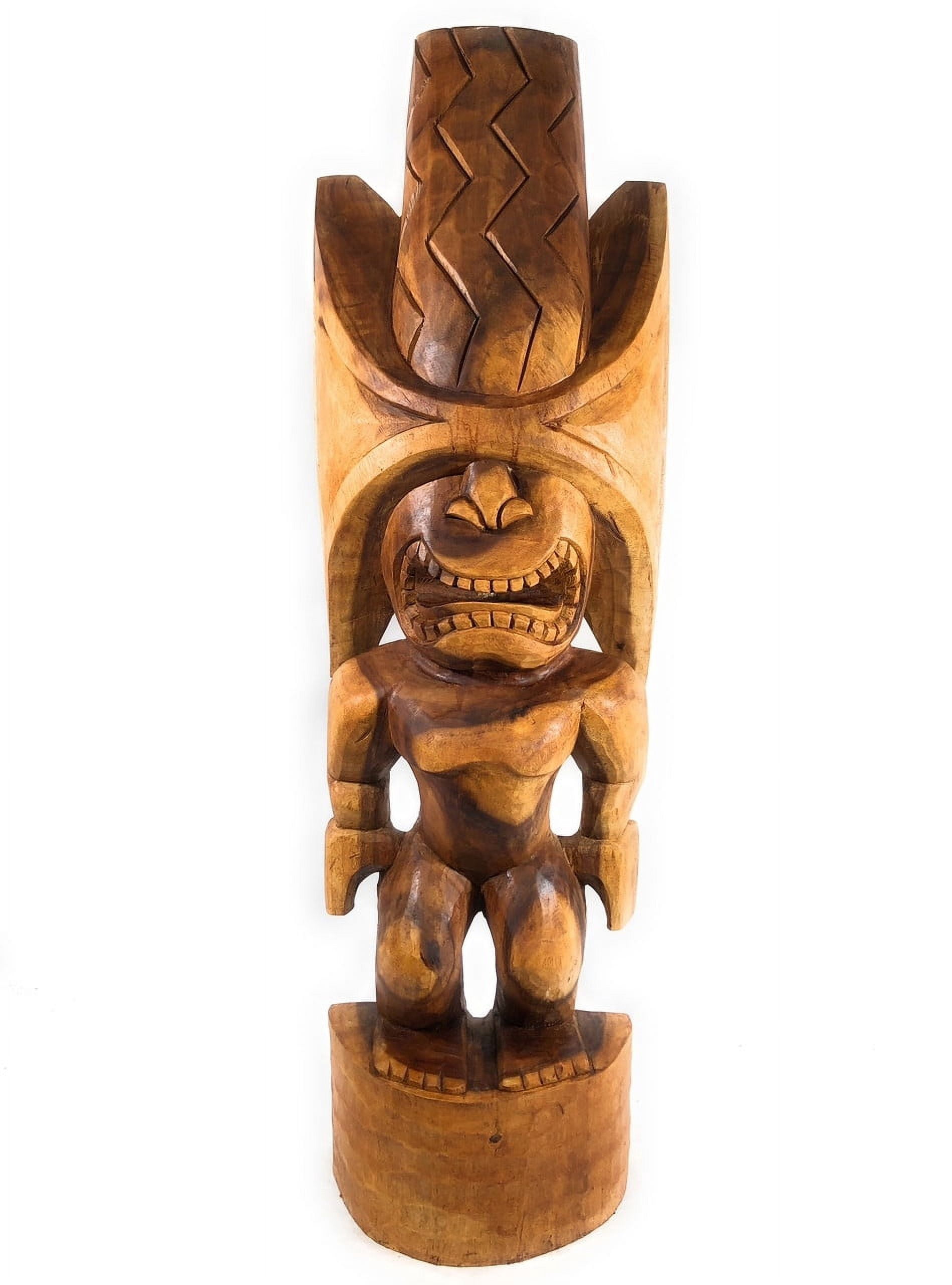 Ku Kona-Style Tiki 48" - Traditional Hawaii Museum Replica | # ...