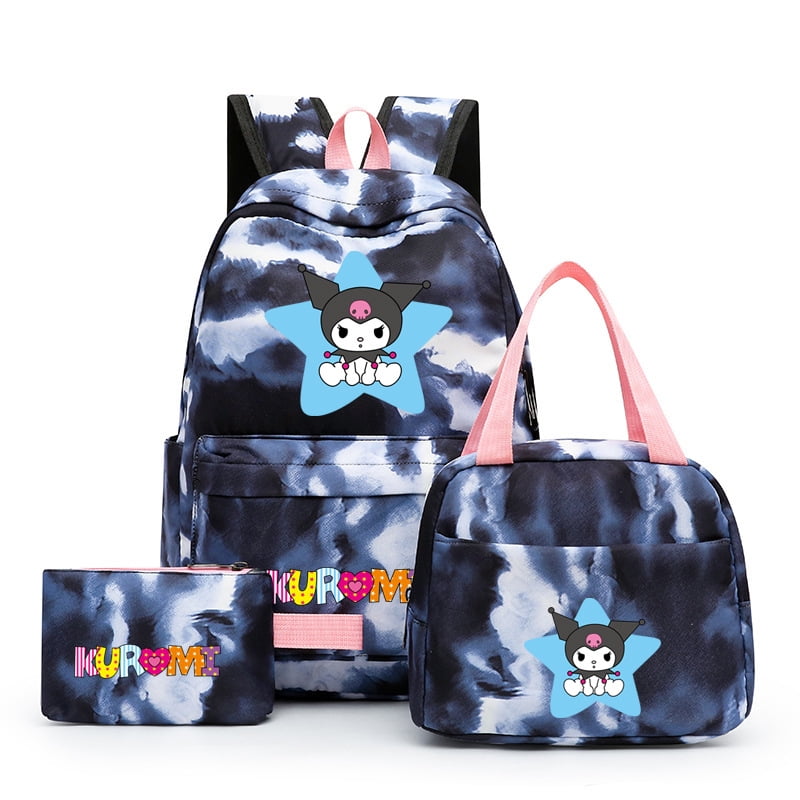 Ku_romi 3D Print 3-Piece Backpack Set - Cute Cartoon Backpack ...