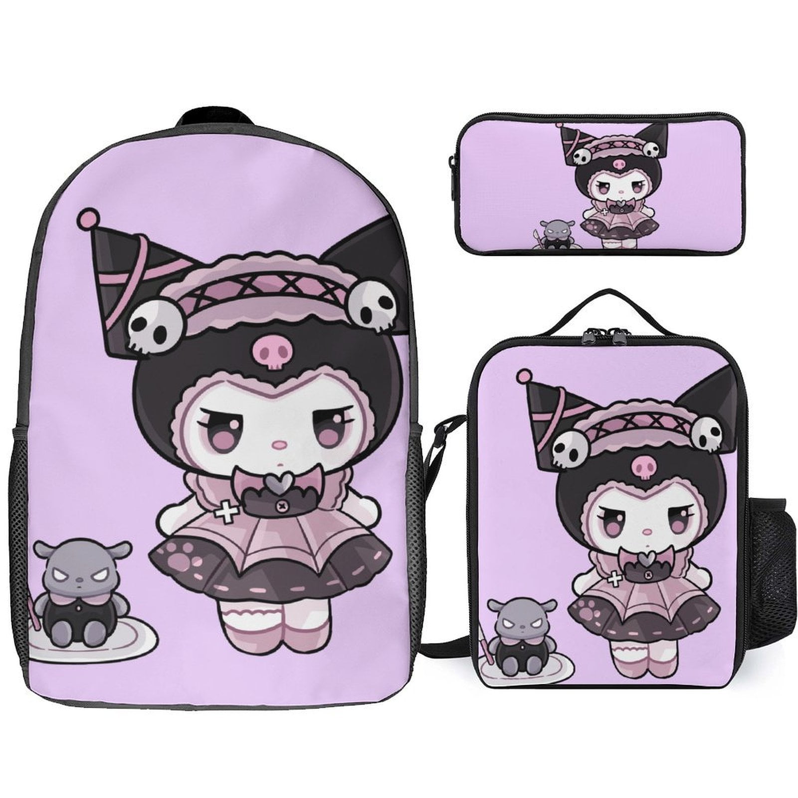 Ku_romi Backpack Set 17 inch Bags with Lunch Bag Pencilcase Ku_romi ...