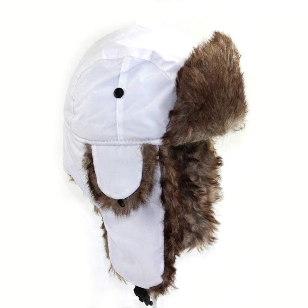 KuKuZhu Men's Winter Trapper Aviator Trooper Earflap Warm Russian ...
