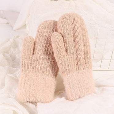 CC Checkered Boucle Oh-So-Soft Mittens - Walmart.com