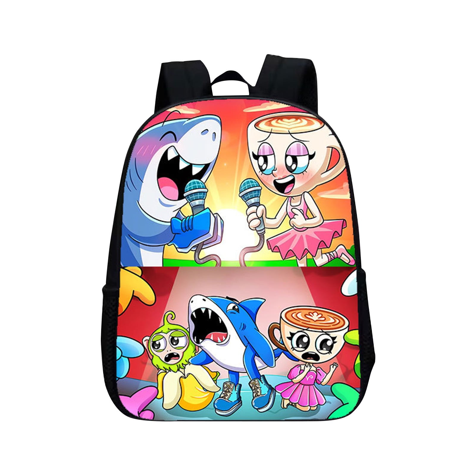 Kuaaa 13.8 INCH Italian Brainrot AI Italian Animals Backpack Waterproof ...