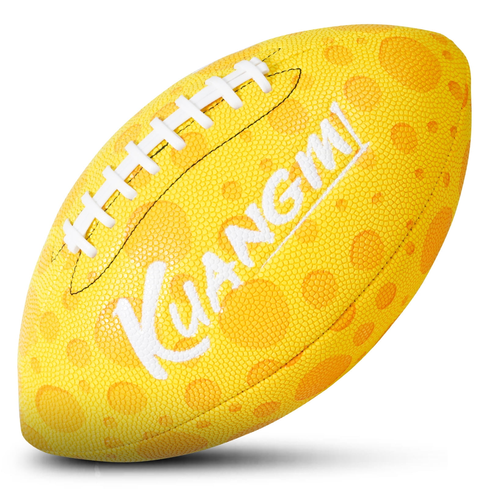 Kuangmi Cheese Yellow Composite Football, Official Size (Ages 14 and up ...