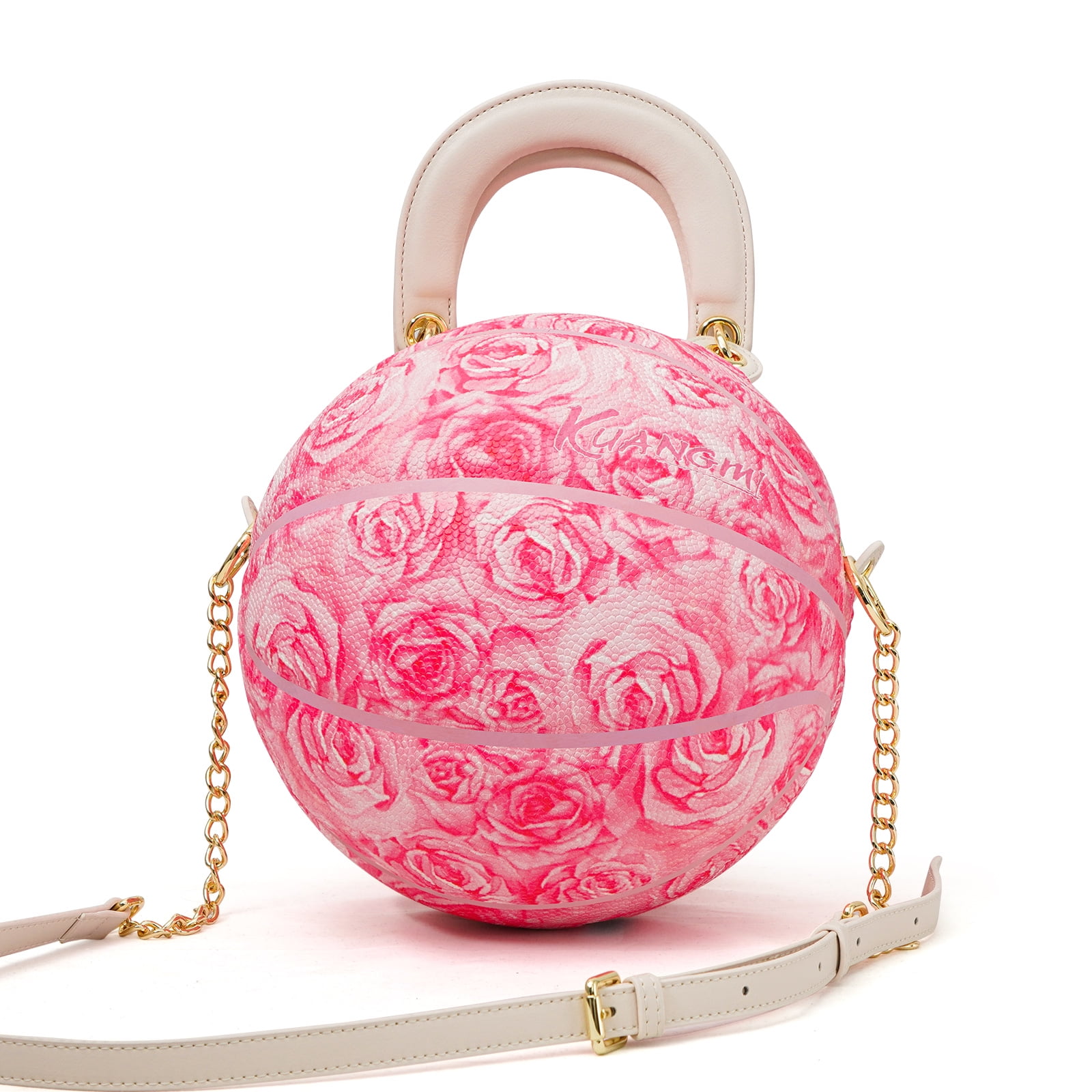 Kuangmi Romantic Pink Rose Basketball-Inspired HandBag: The New Fashion ...