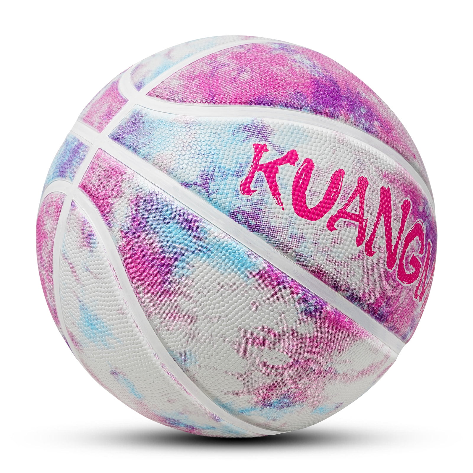 Kuangmi Tie Dyed Printed Rubber Basketball, Colorful, 27.5In. - Walmart.com