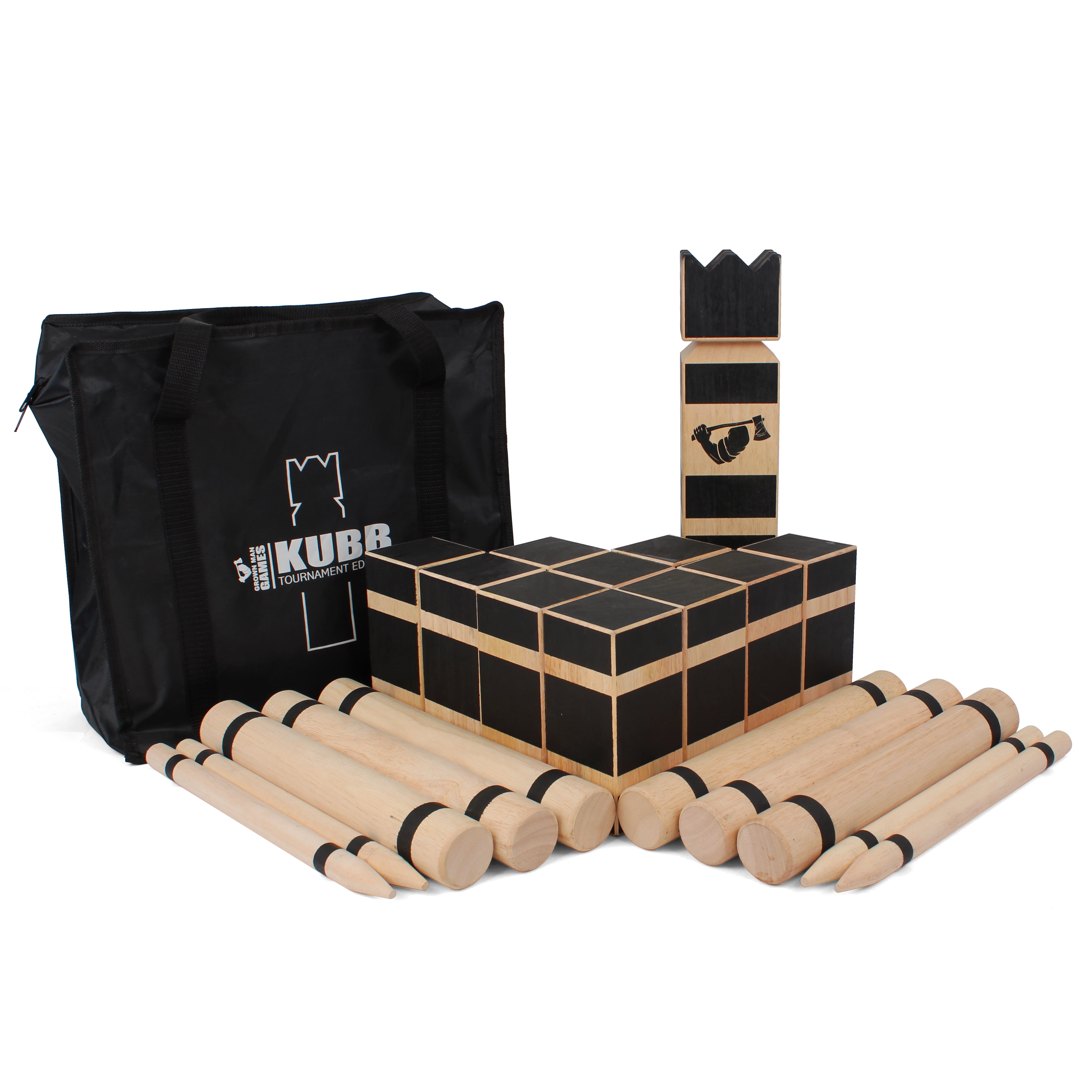 Kubb Game - Viking Chess - Premium Hardwood Kubb Set - Official ...