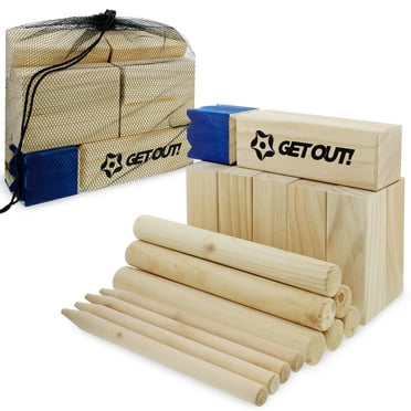 Triumph Wood Quoit Target Outdoor Lawn Game Set with Six Sisal Rope ...