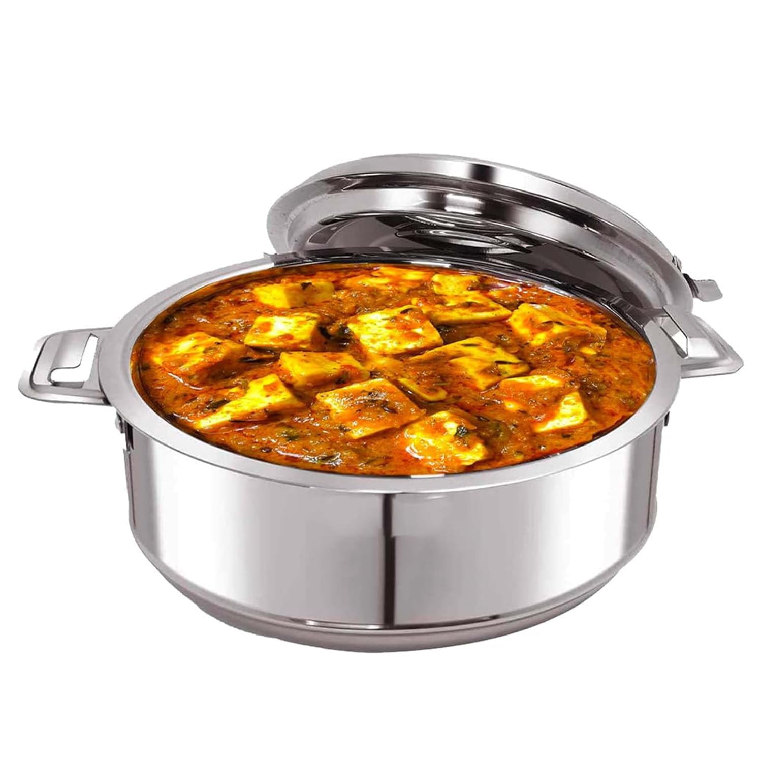 Kuber Industries 25L Stainless Steel Insulated Casserole for Roti Puri ...
