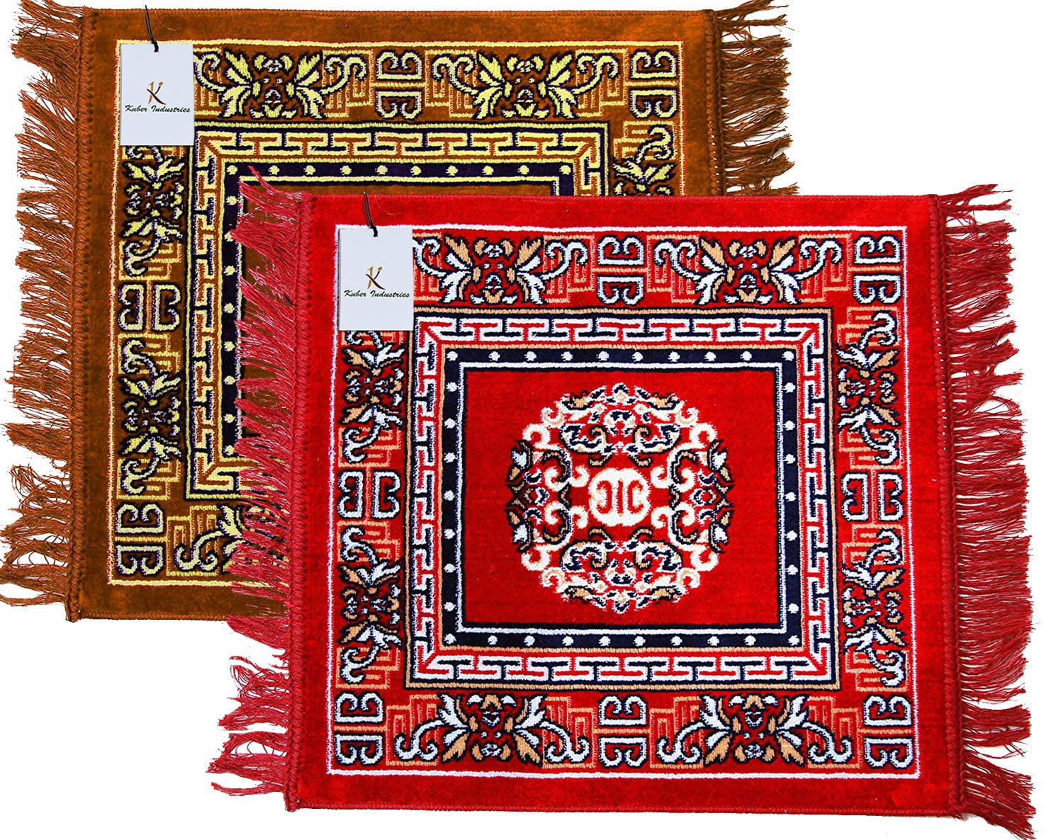 Kuber Industries Ctktc33951 Velvet Prayer Multipurpose Rectangular Rug ...