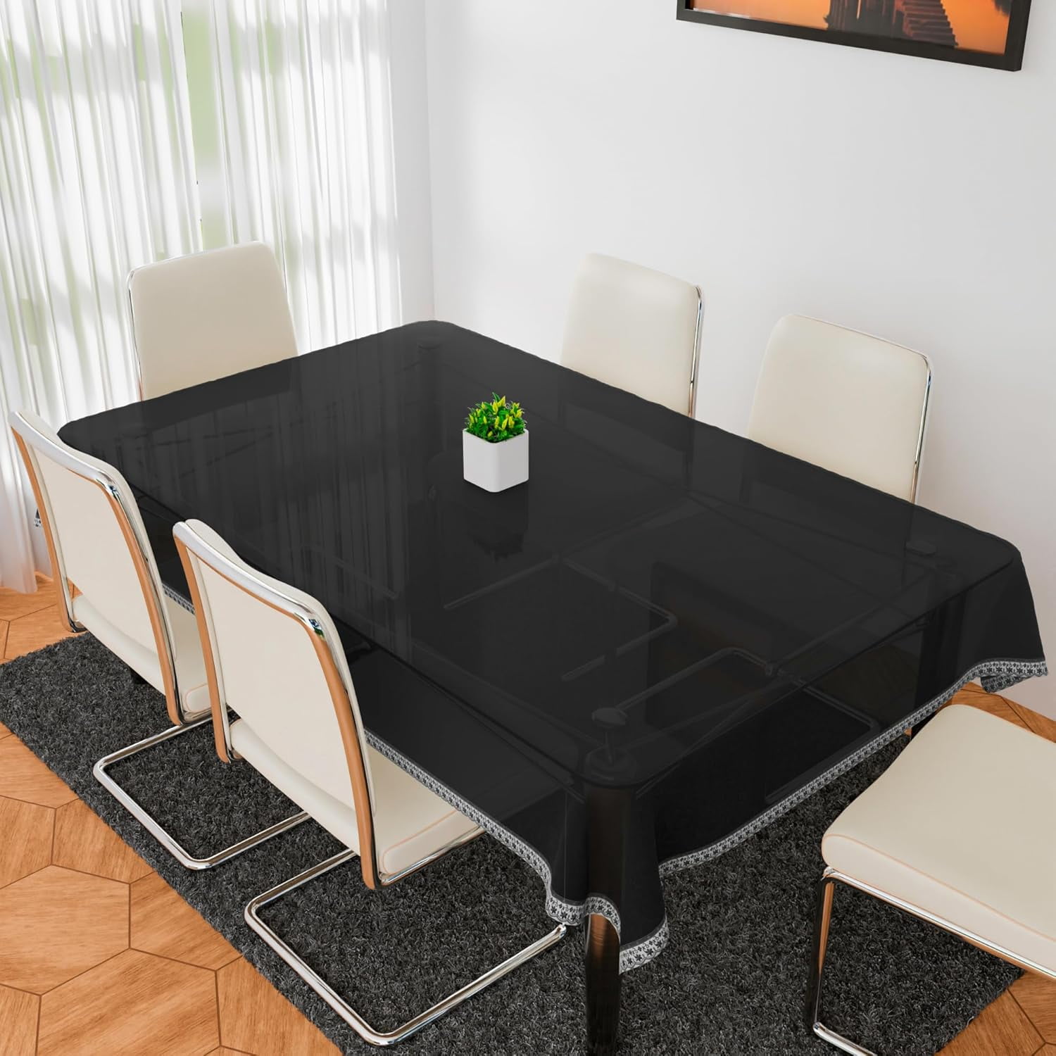 Kuber Industries Dining Table Cover 60x90 Inch Tabletop Cover Table ...