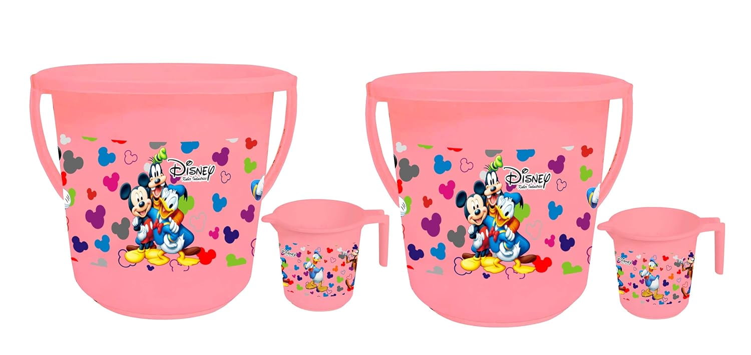 Kuber Industries Disney Team Mickey Print 4 Pieces Unbreakable Virgin ...