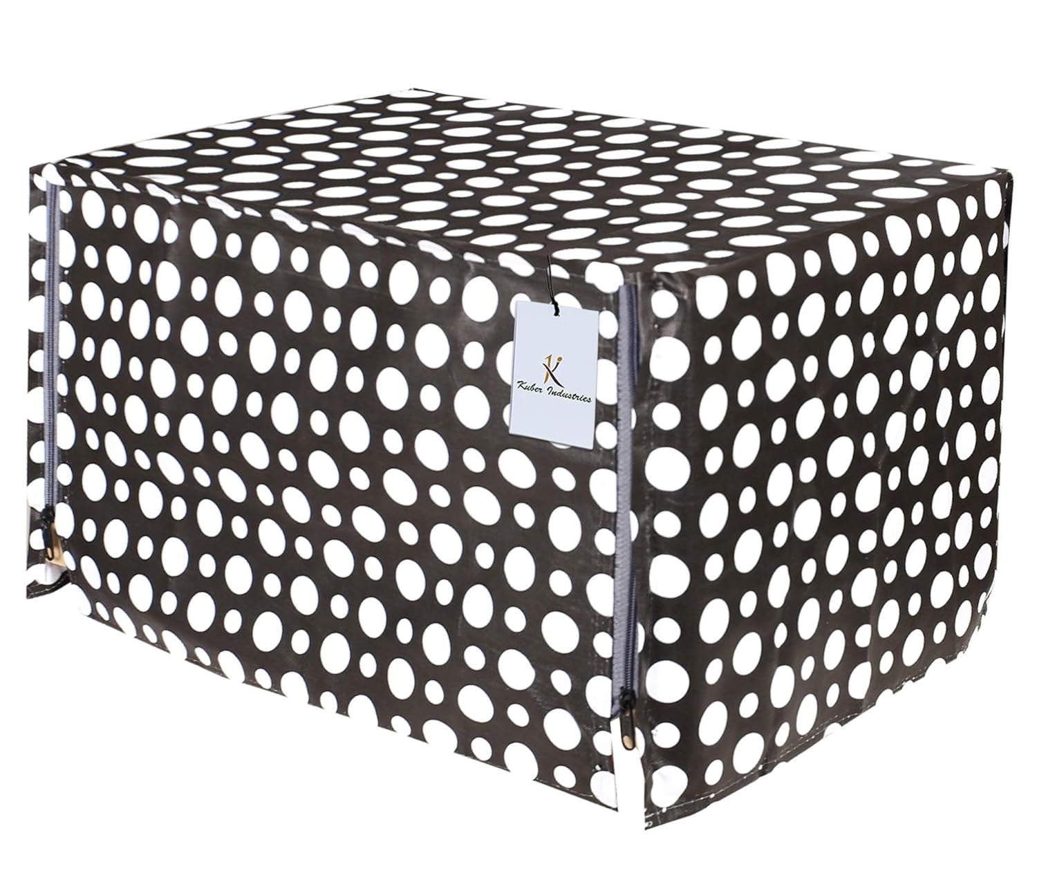 Kuber Industries Dots Design PVC Microwave Oven Full Closure Cover for ...