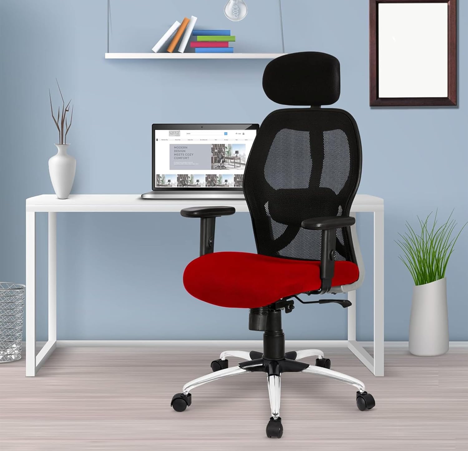 Kuber Industries Ergonomic Office Chairs for Work From Home Comes with ...