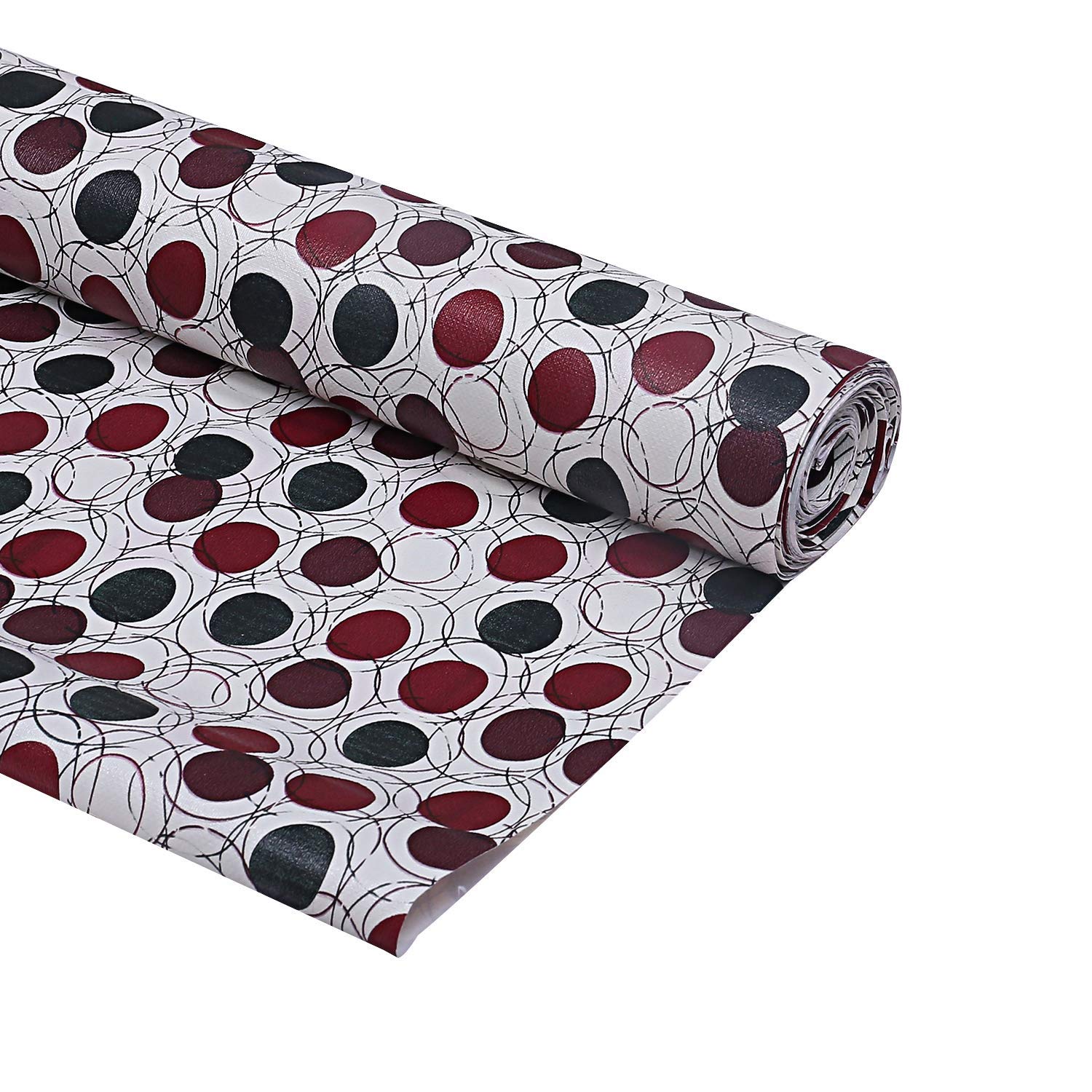 Kuber Industries Floral Design PVC Wardrobe Kitchen Drawer Shelf Mat5 ...