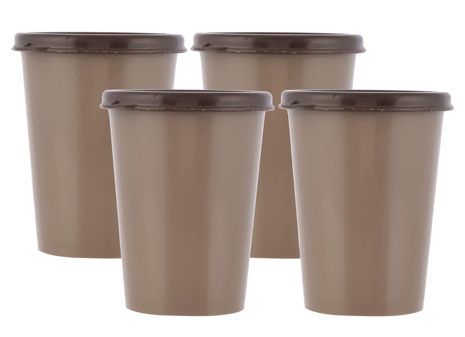Kuber Industries Food Grade Leakproof Plastic Everyday GlassTumbler ...