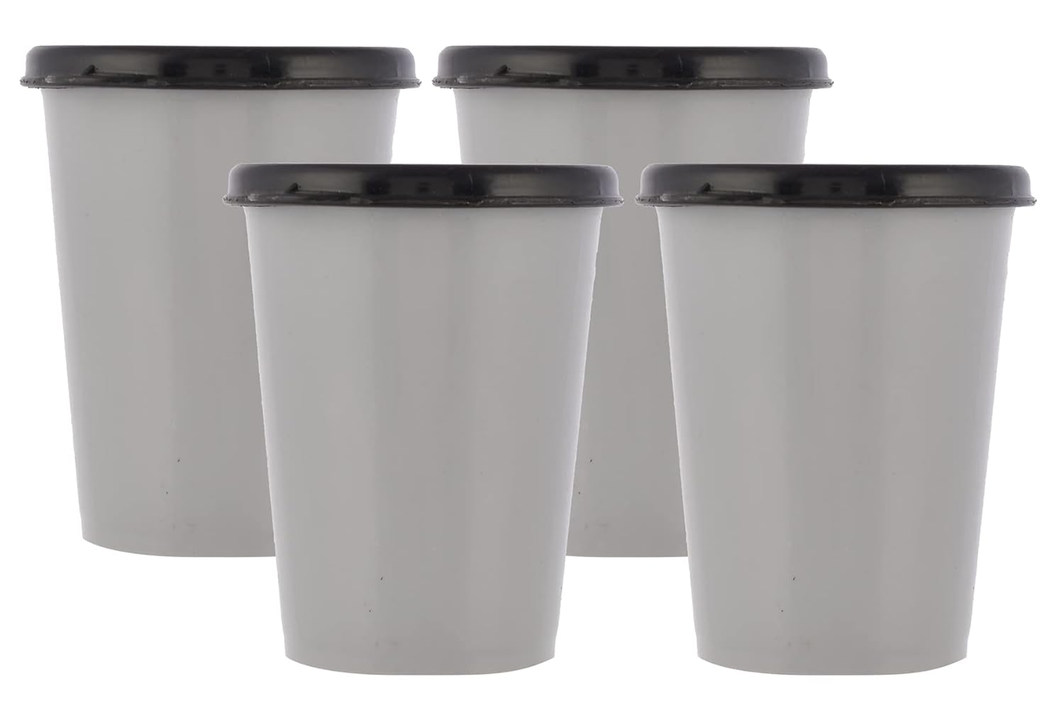 Kuber Industries Food Grade Leakproof Plastic Everyday GlassTumbler ...
