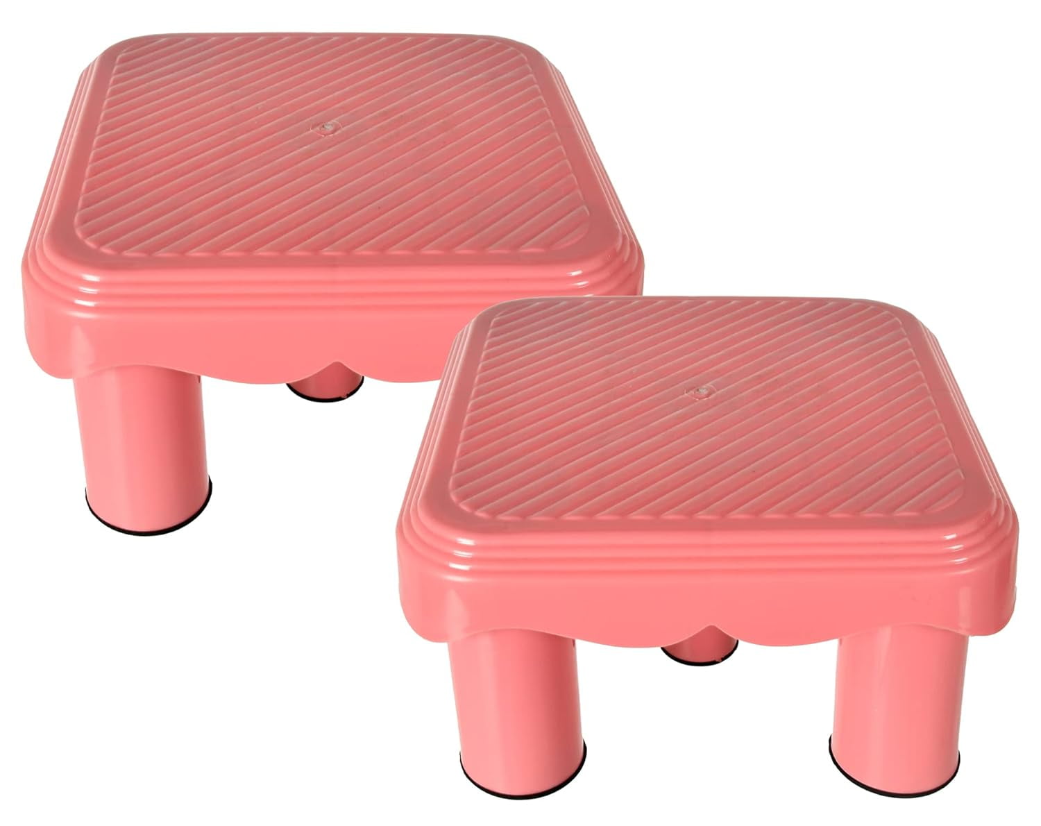 Kuber Industries Multipurposes Plastic Seating StoolPatla Pack of 2 ...