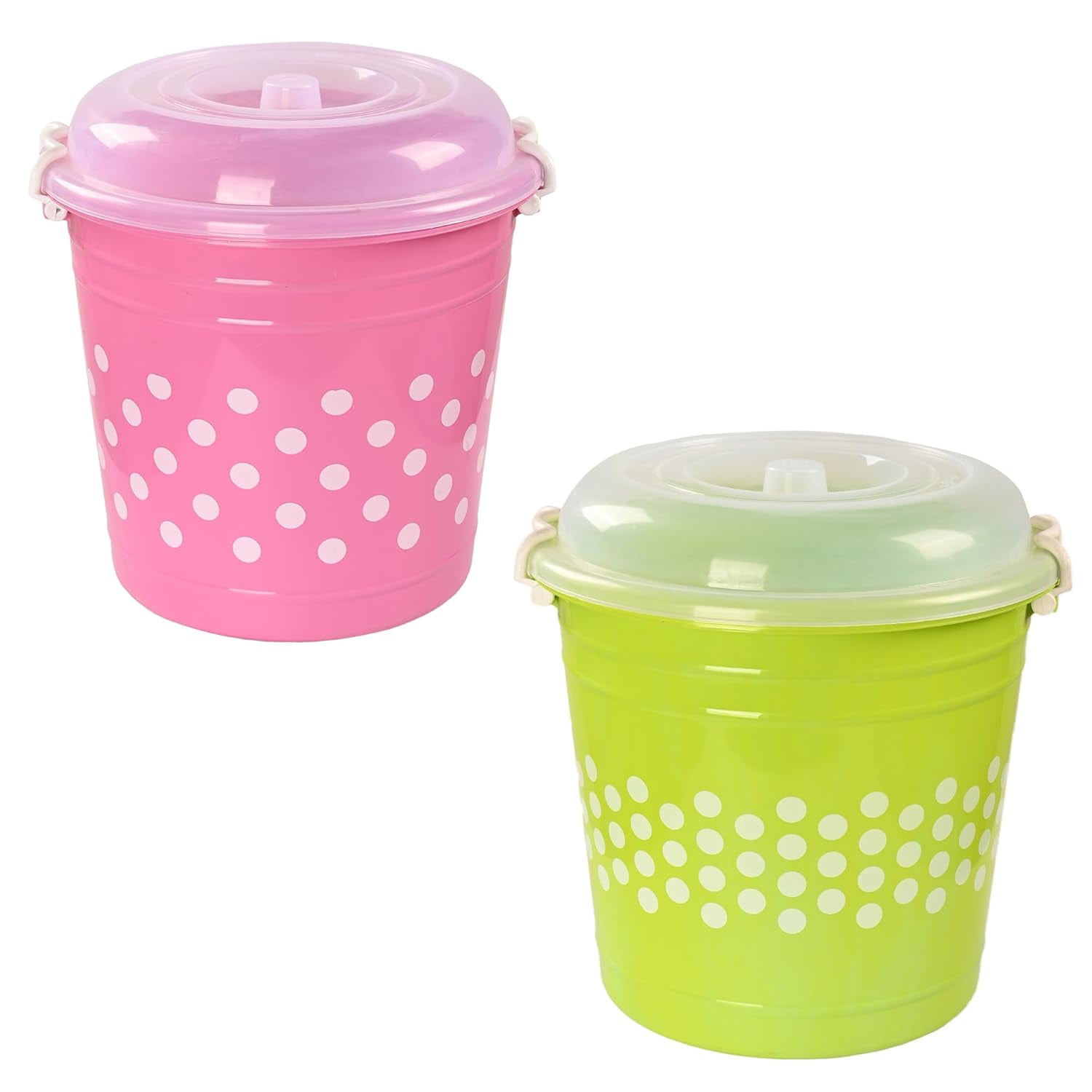 Kuber Industries Pack of 2 Plastic Containers for Storage with Lid Lock ...
