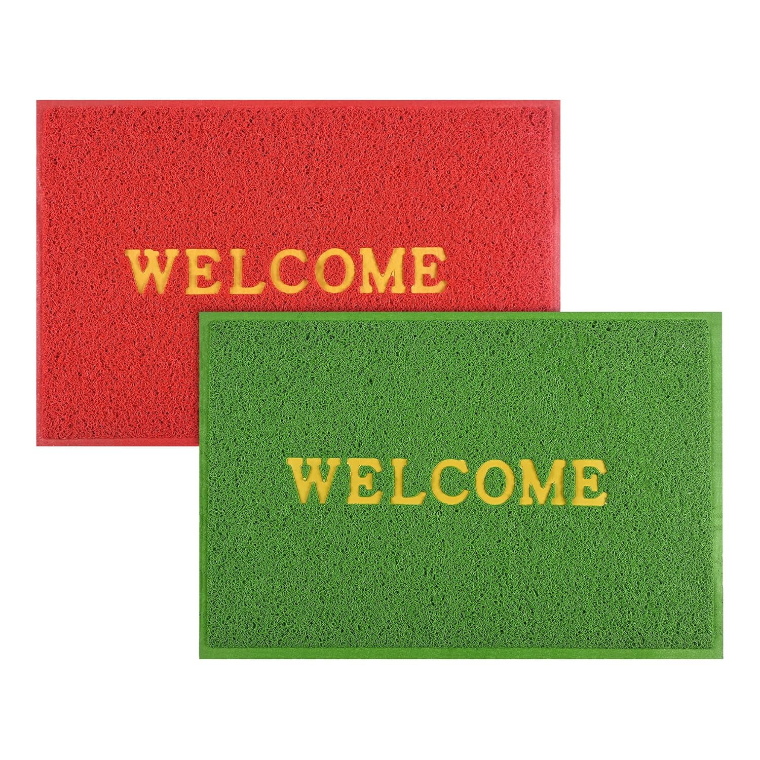 Kuber Industries Pack of 2 Rubber Doormats for Main Door Entrance ...
