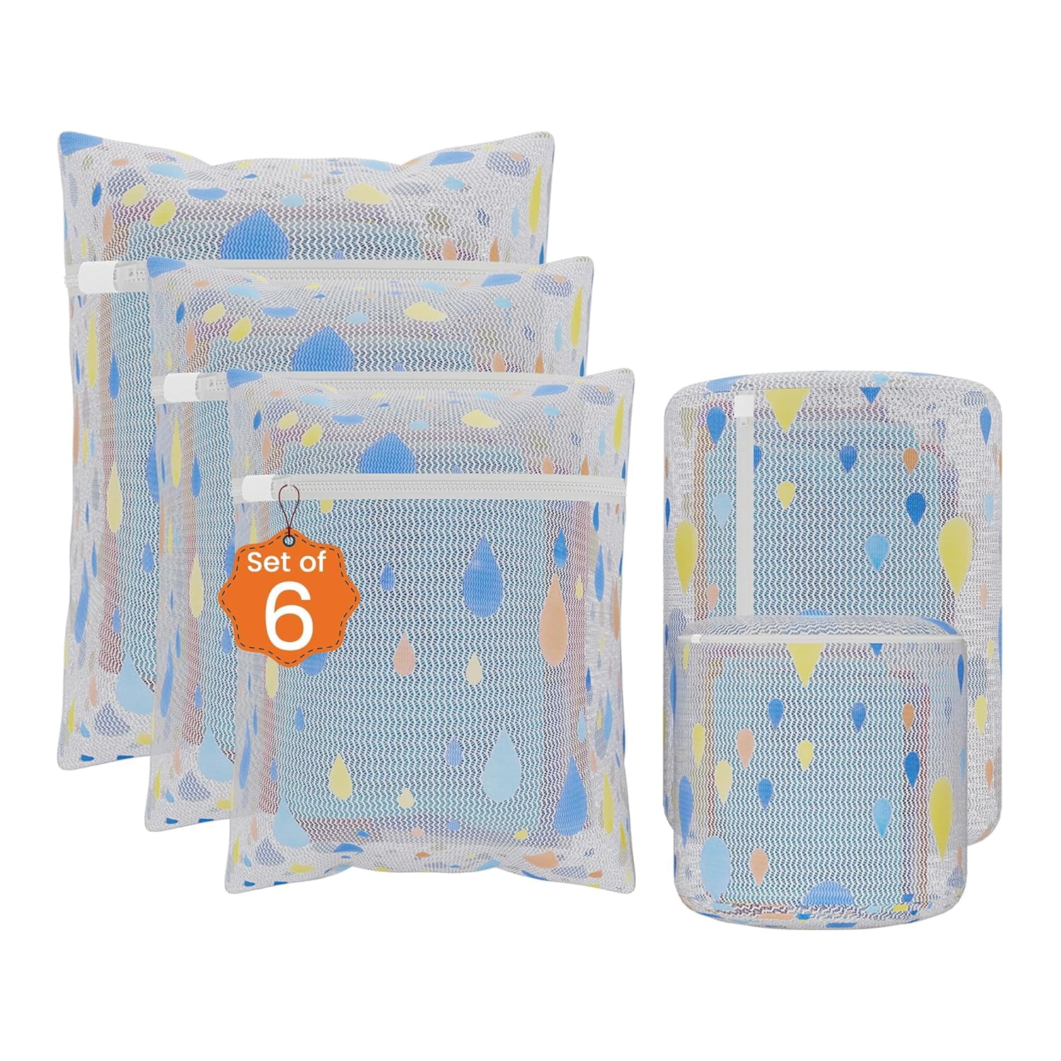 Kuber Industries Pack of 30 Polyester Laundry Mesh Bag for Washing ...