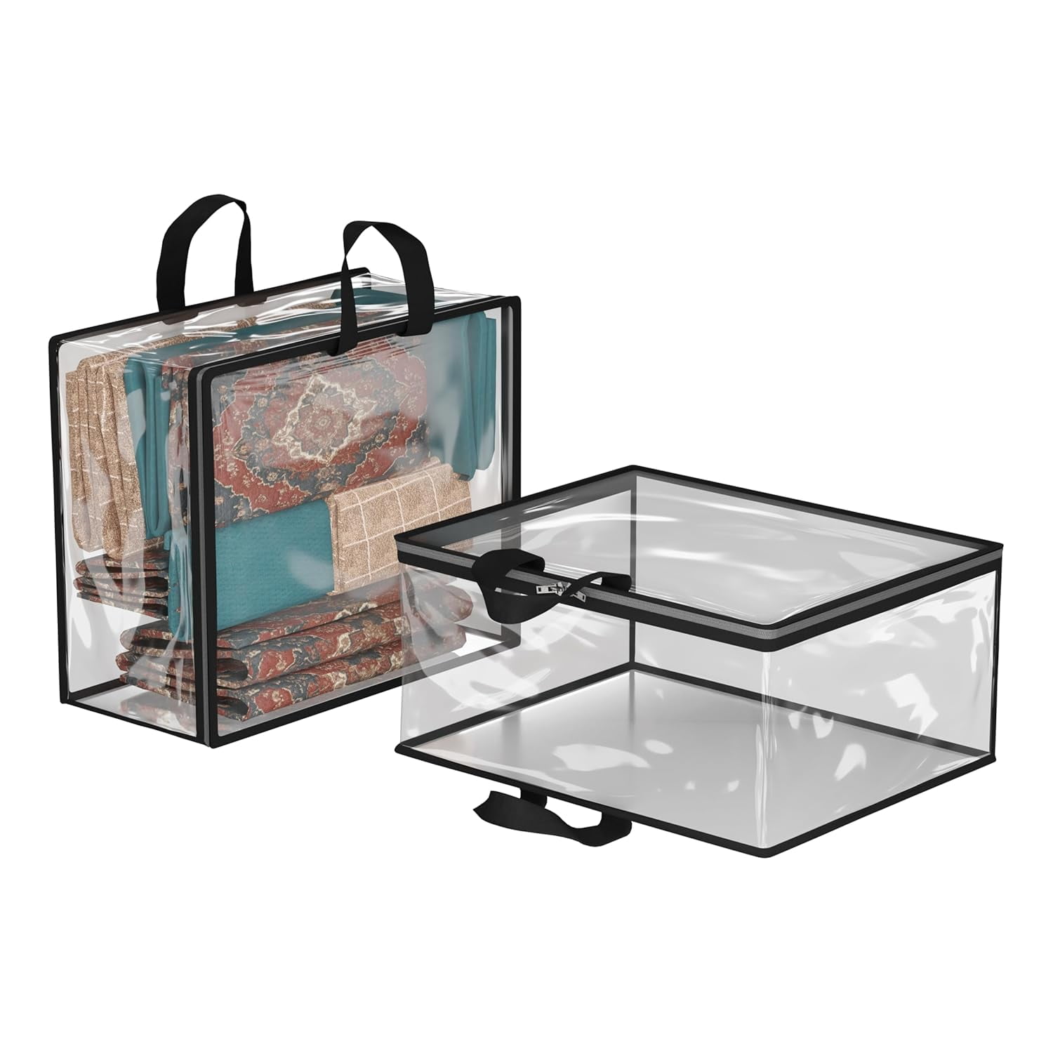 Kuber Industries Pack of 2 Waterproof Storage Bags for Clothes Wardrobe ...