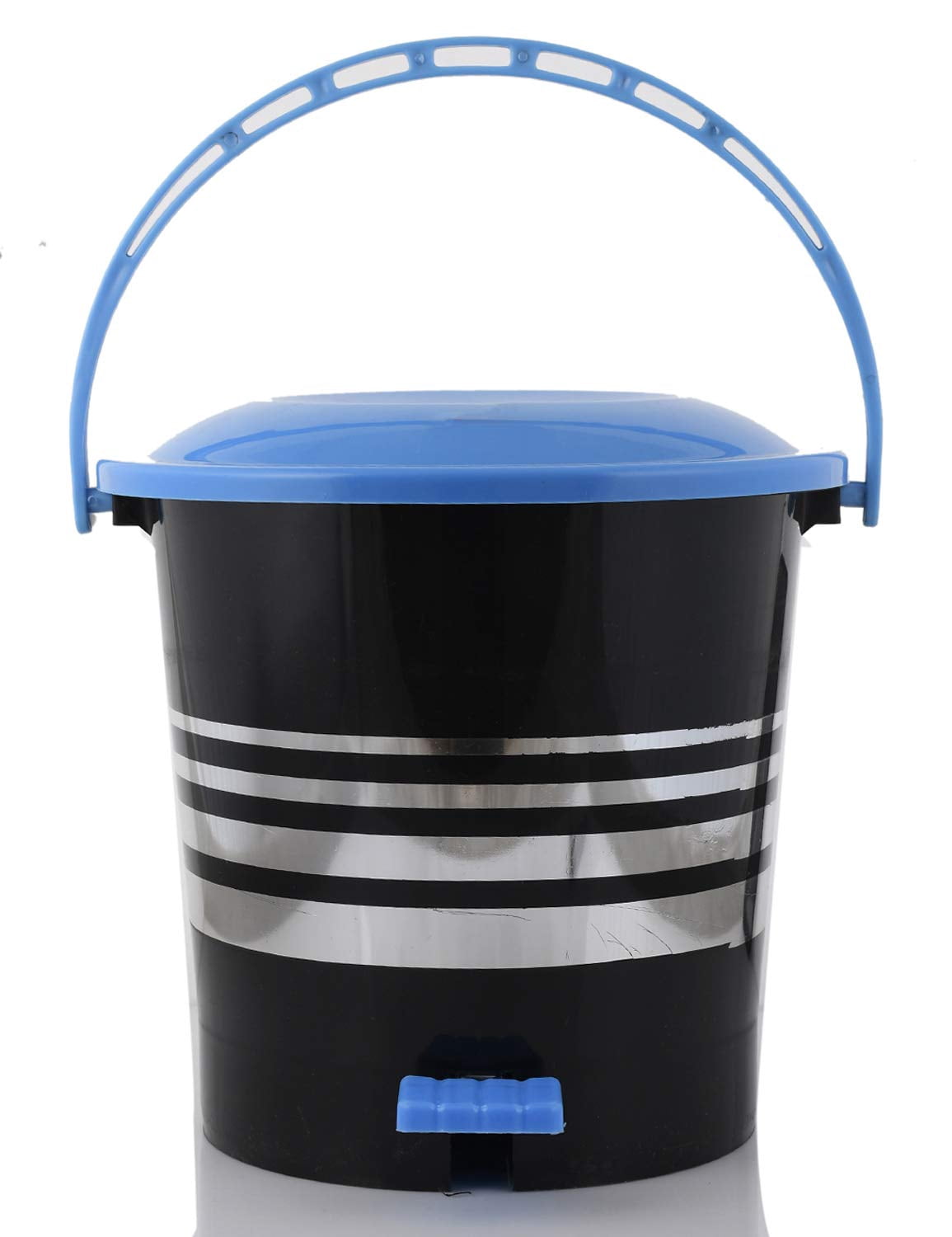 Kuber Industries Plastic Dustbin Garbage Bin with Handle 10 litres Blue ...