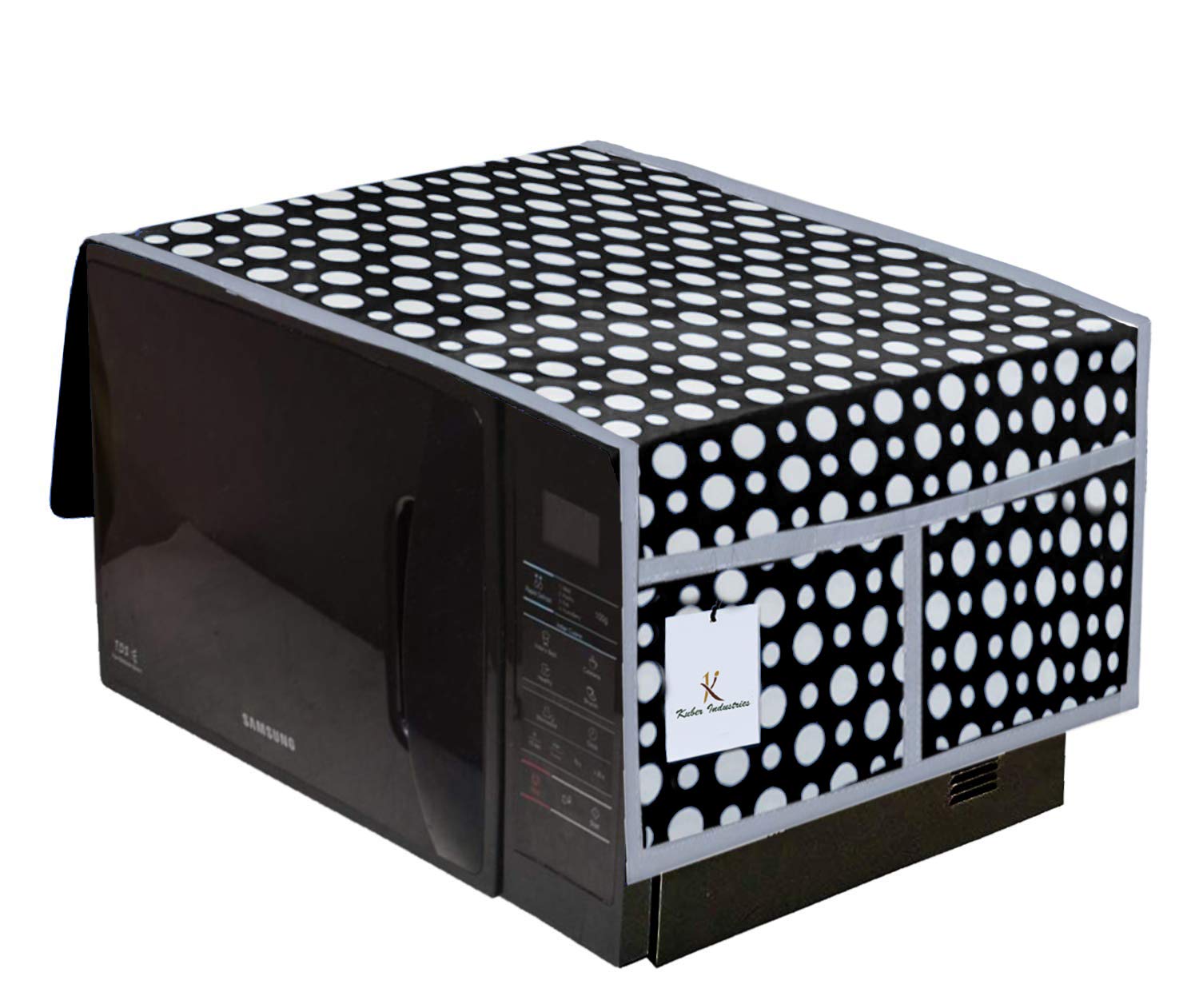 Kuber Industries Polka Dots Design Pvc Microwave Oven Top Cover 25 ...
