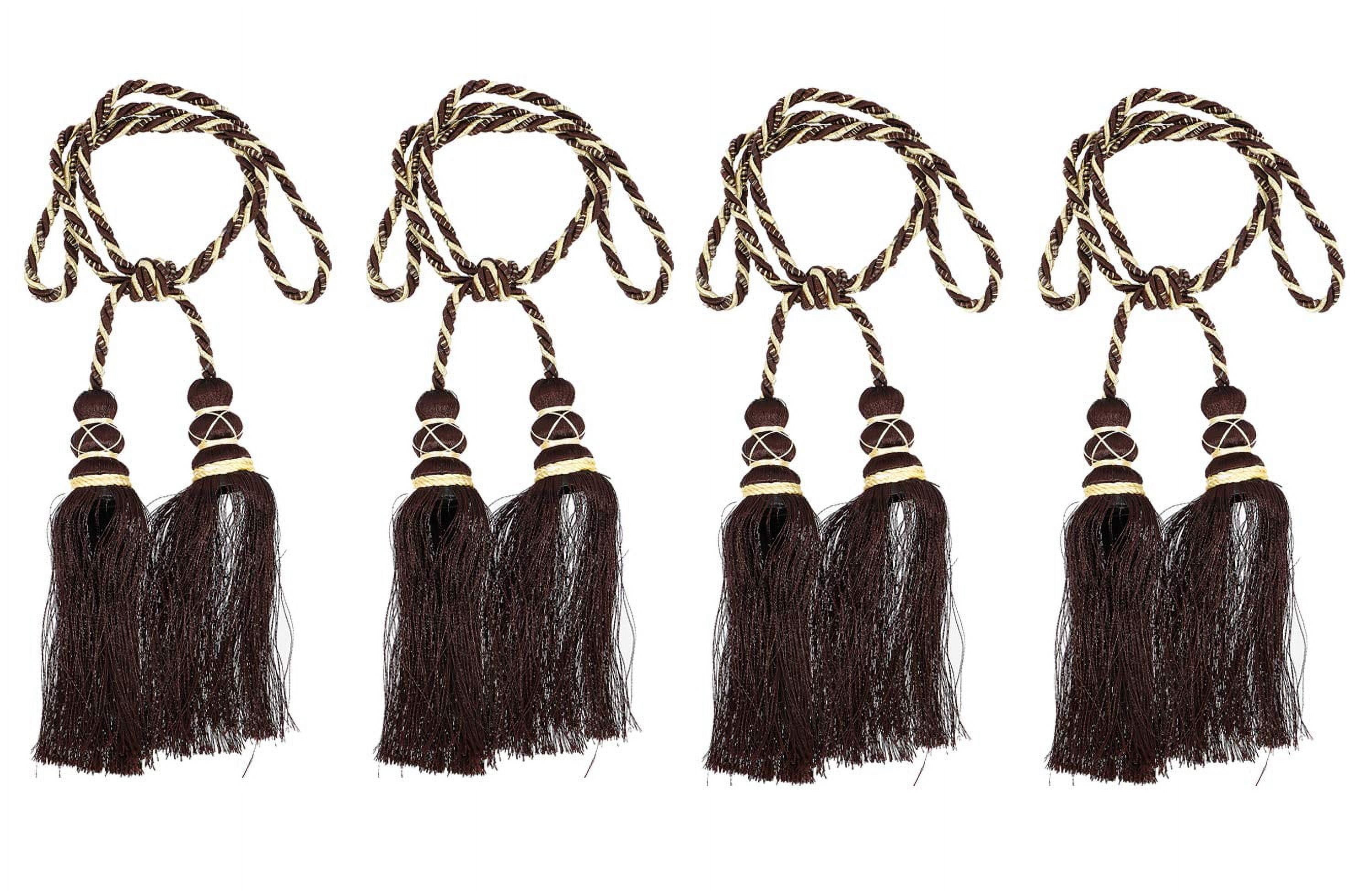 Kuber Industries Polyester Curtain Tie Back Tassel Set (Ctktc33511 ...