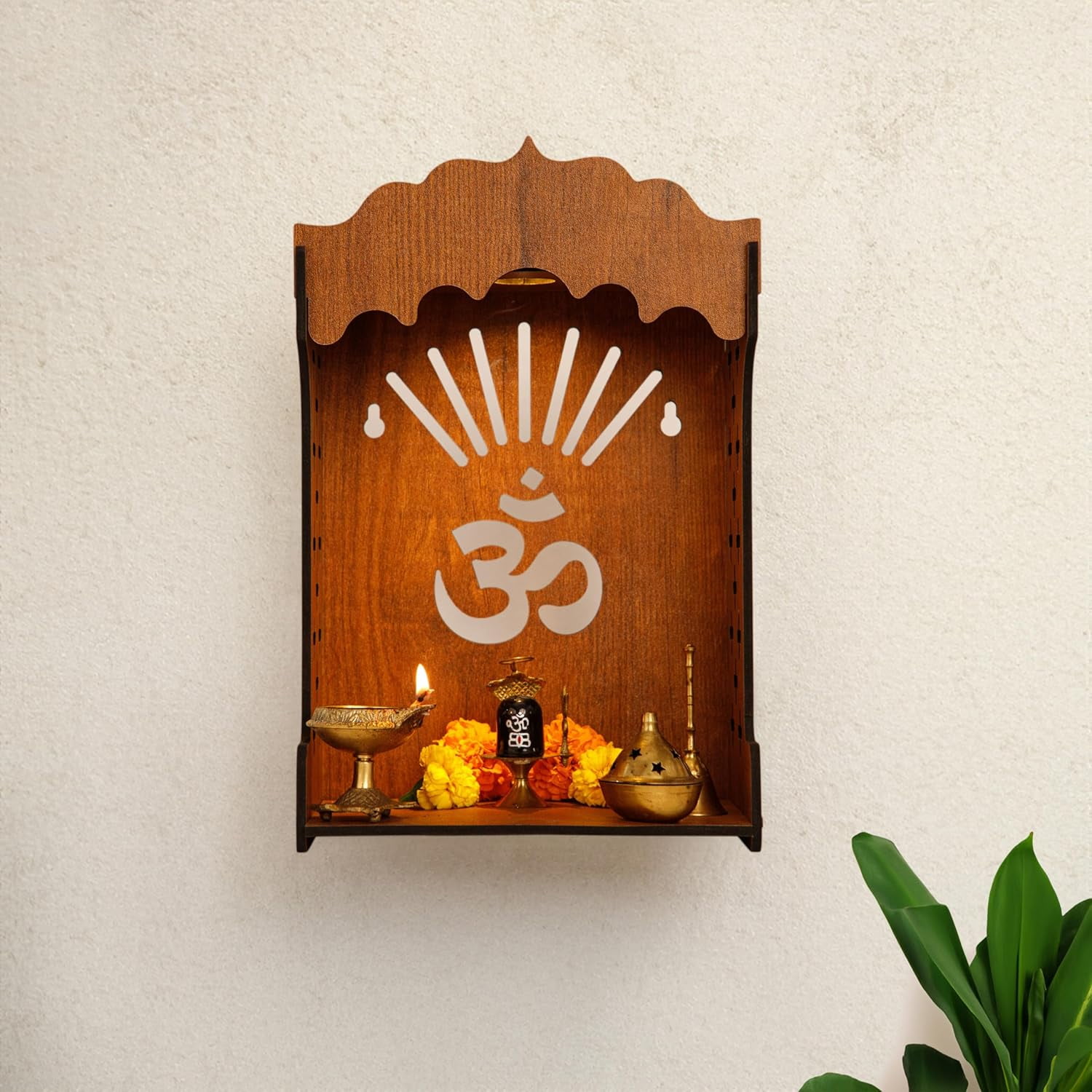 Kuber Industries Pooja Mandir Pooja Stand for Home Temple for Home and ...