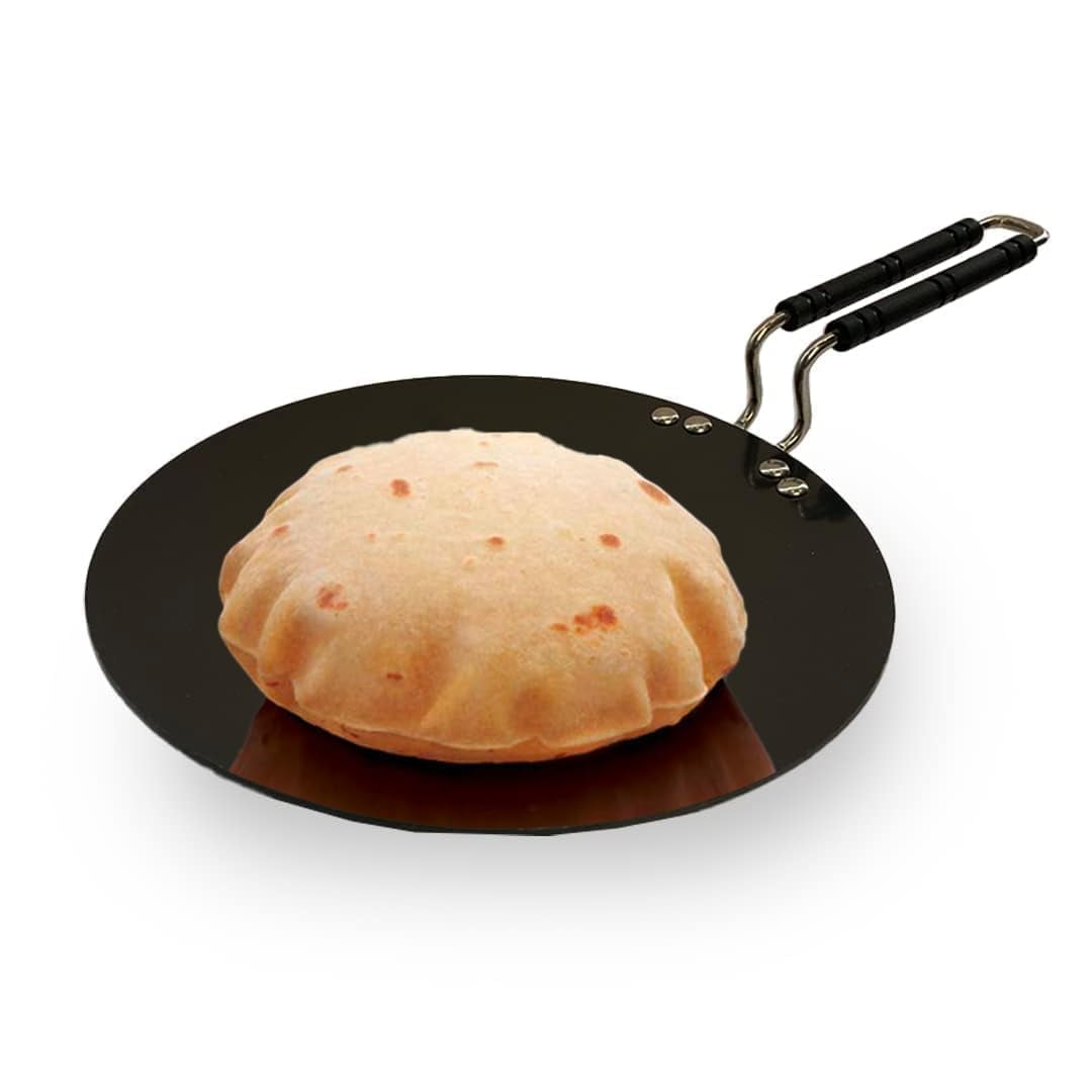 Kuber Industries ProNexus 25 Cm HardAnodised Tawa for Roti Non Stick ...