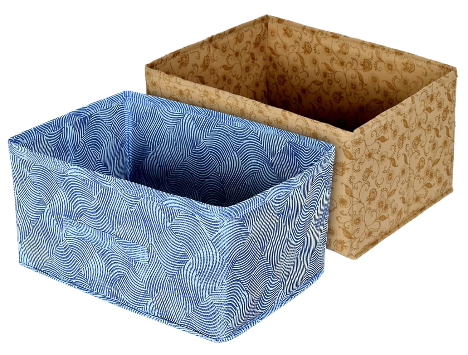 Kuber Industries Set of 2 Foldable Organisers Storage Box for Clothes ...