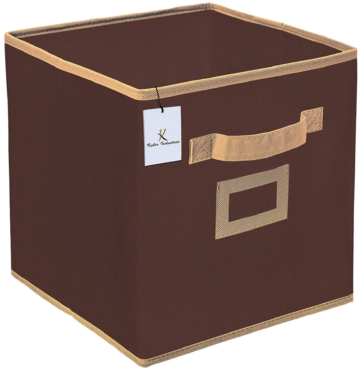 Kuber Industries Square Non Woven Large Foldable Storage Organiser ...