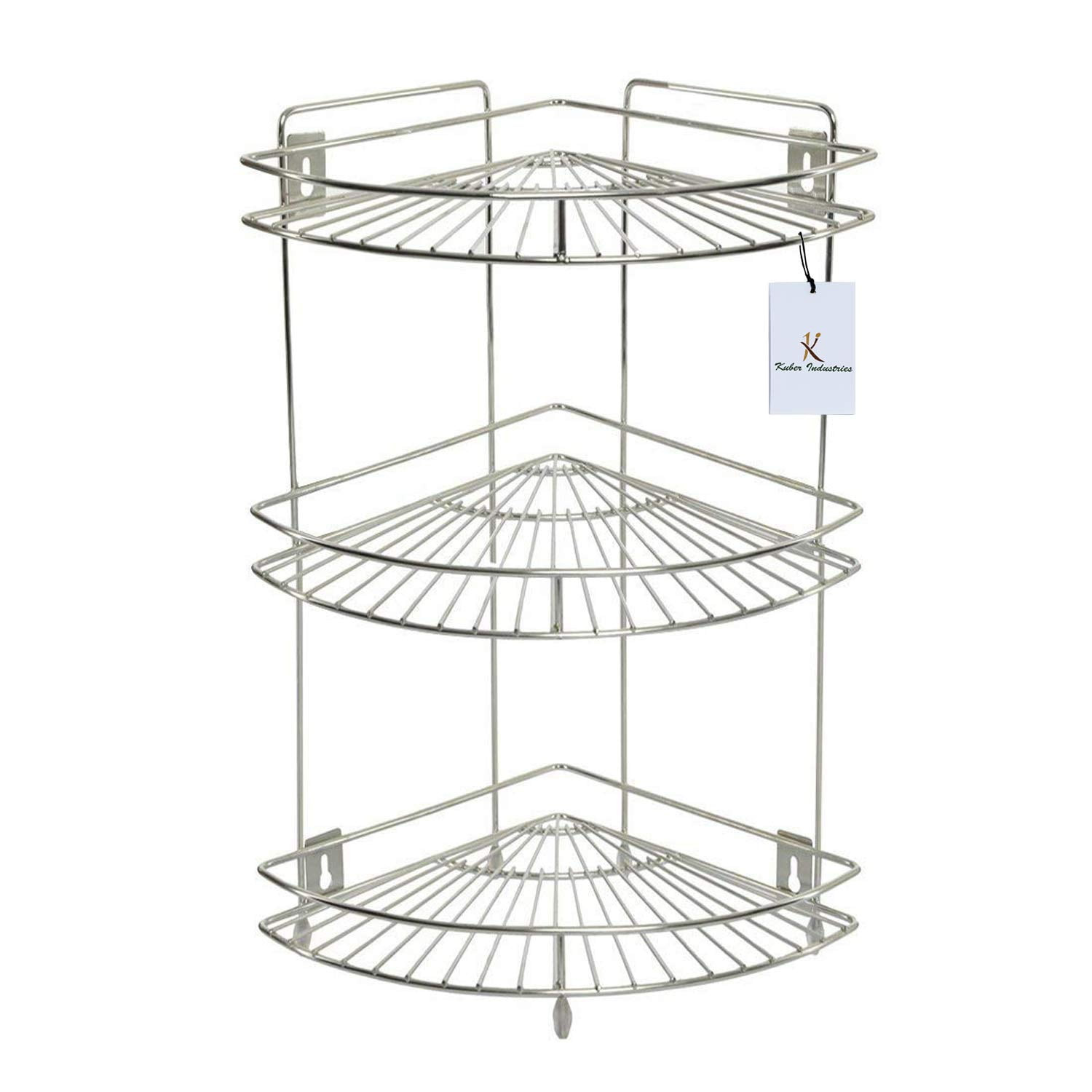 Kuber Industries Stainless Steel Storage Rack Silver CTKTC1347 Standard ...