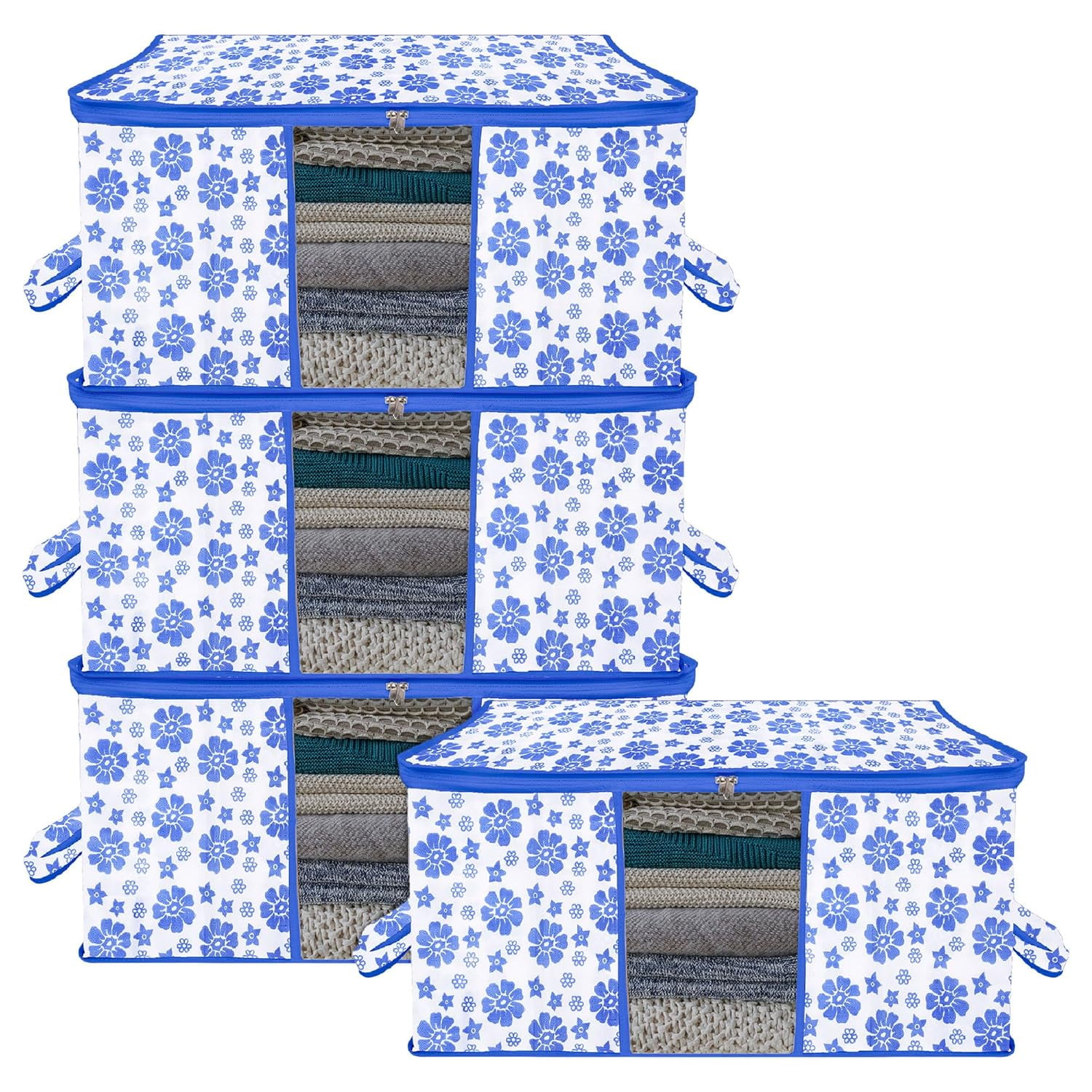 Kuber Industries Underbed Storage Bag Clothes Storage Organizer Blanket ...