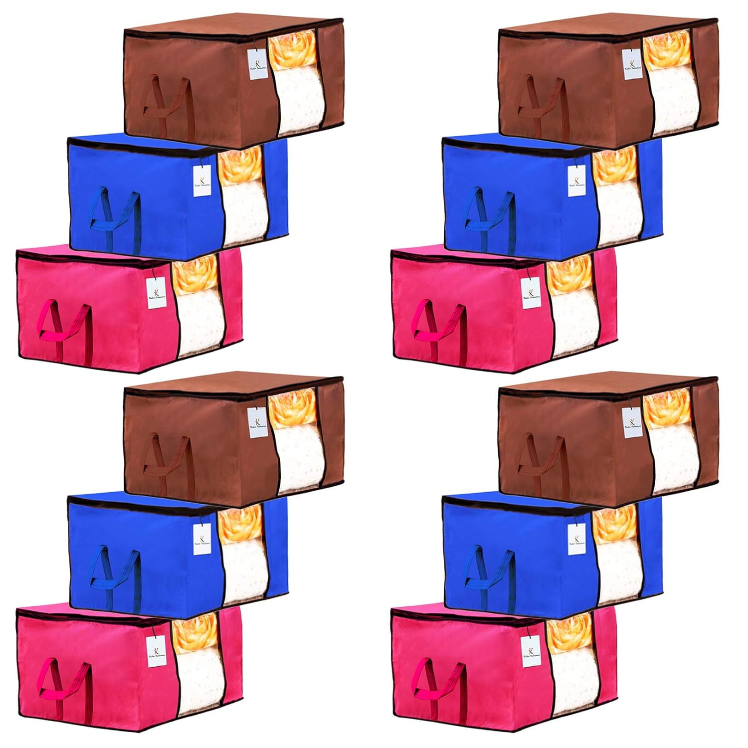 Kuber Industries Underbed Storage Bag Storage Organiser Blanket Cover ...