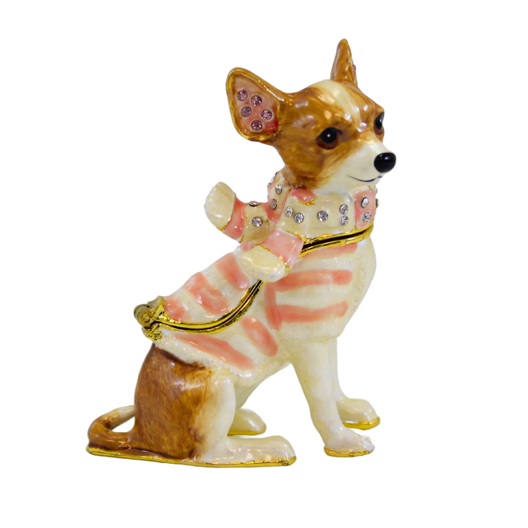 Kubla Craft Chihuahua Box - One Hinged Box 2.75 Inch, Metal - Dog ...