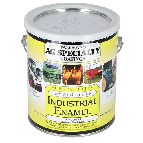 Kubota Premium Quality Gray Tractor & Implement Enamel Paint Gallon ...