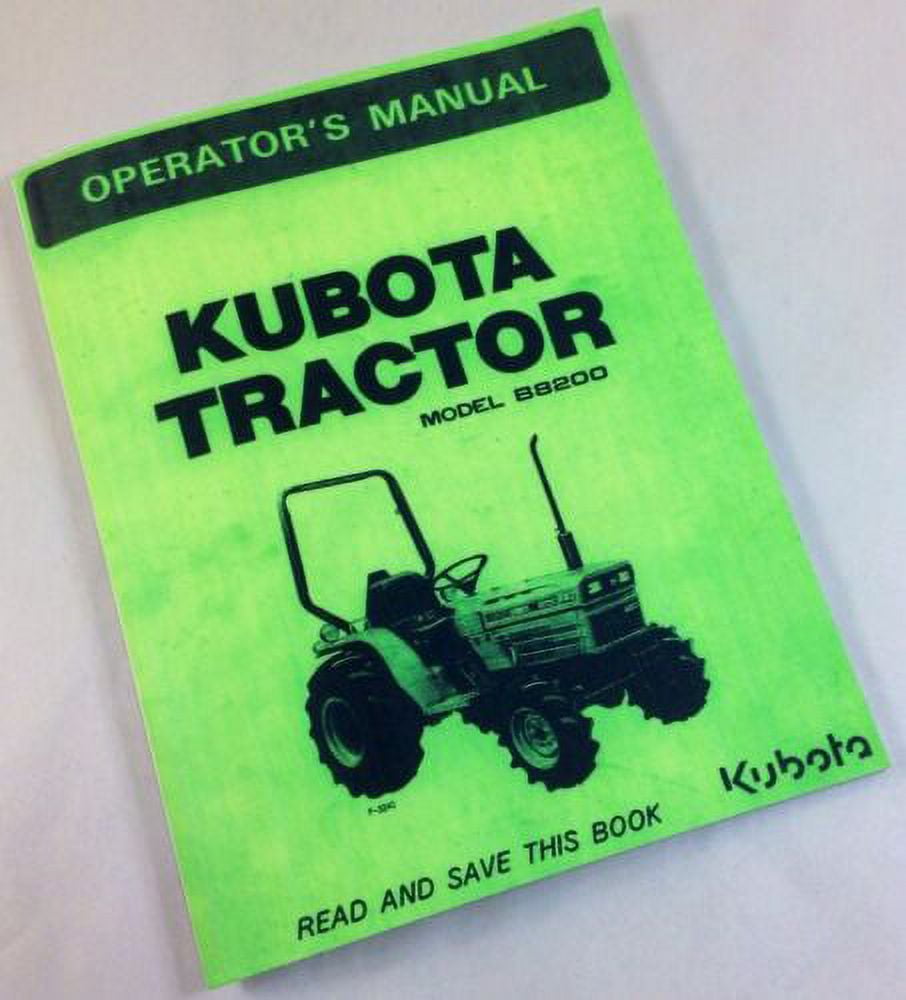 Kubota Owners Manual