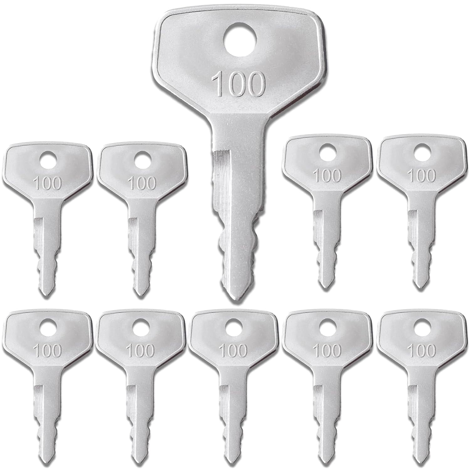 Kubota RTV1100 - S8077 36919-75190,10 Pack Kubota Tractor Key for M ...