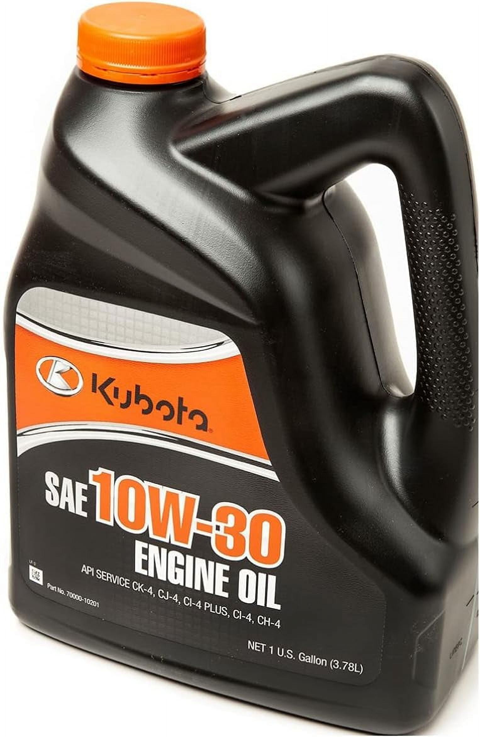 Kubota SAE 10W-30 Engine Oil Part # 70000-10201 (1) Gallon - Walmart.com