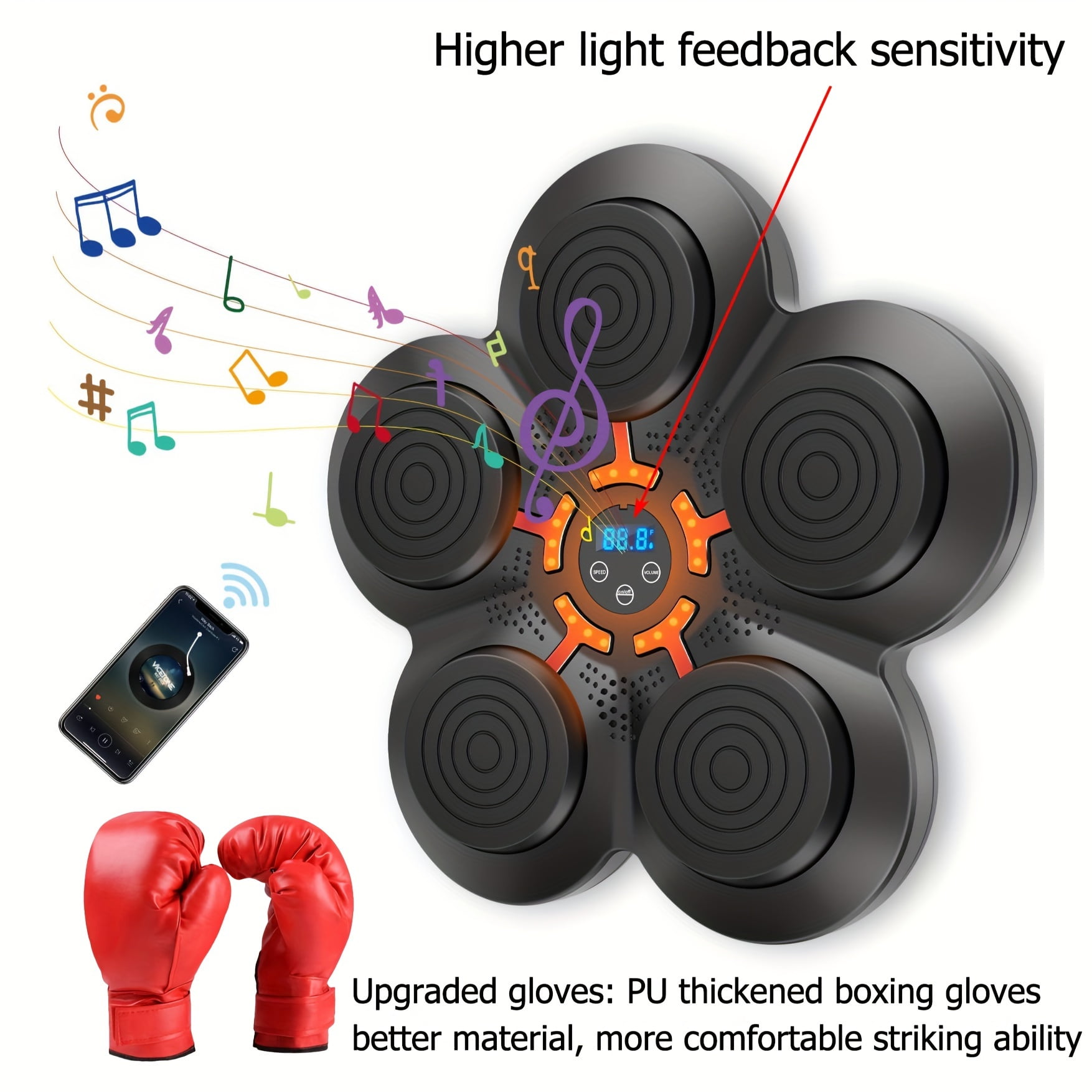 Kucaca Upgrade Design Intelligent Music Boxing Machine For Adults ...