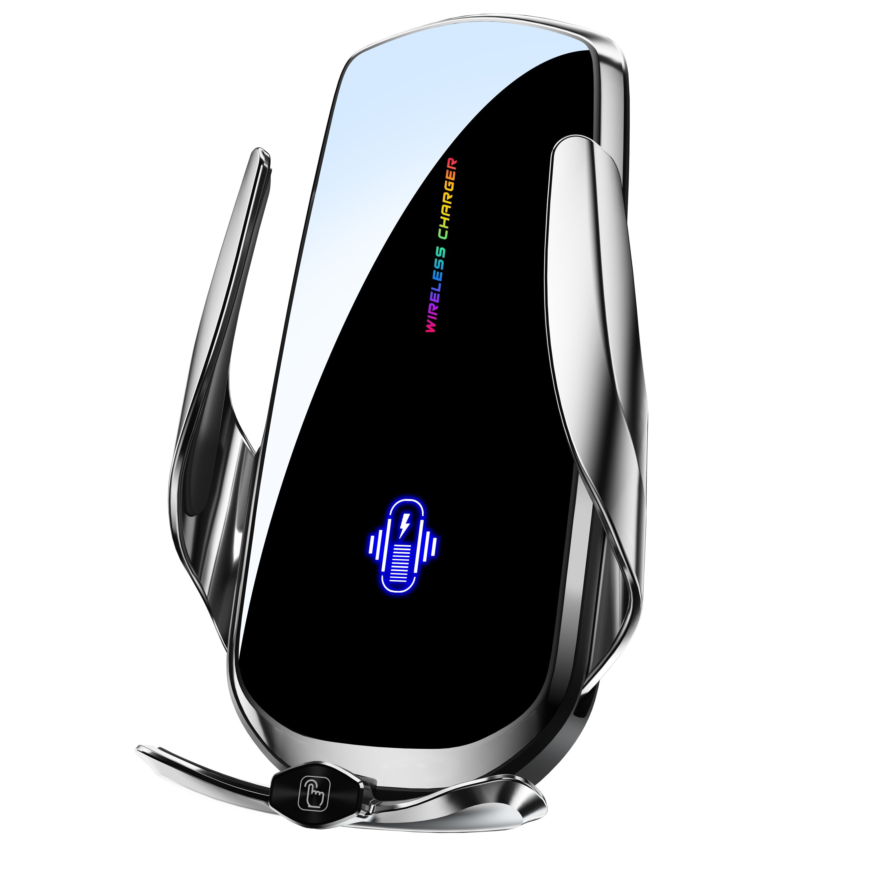 Kucaca smart sensor wireless car charger mount, 15W Qi fast charging ...