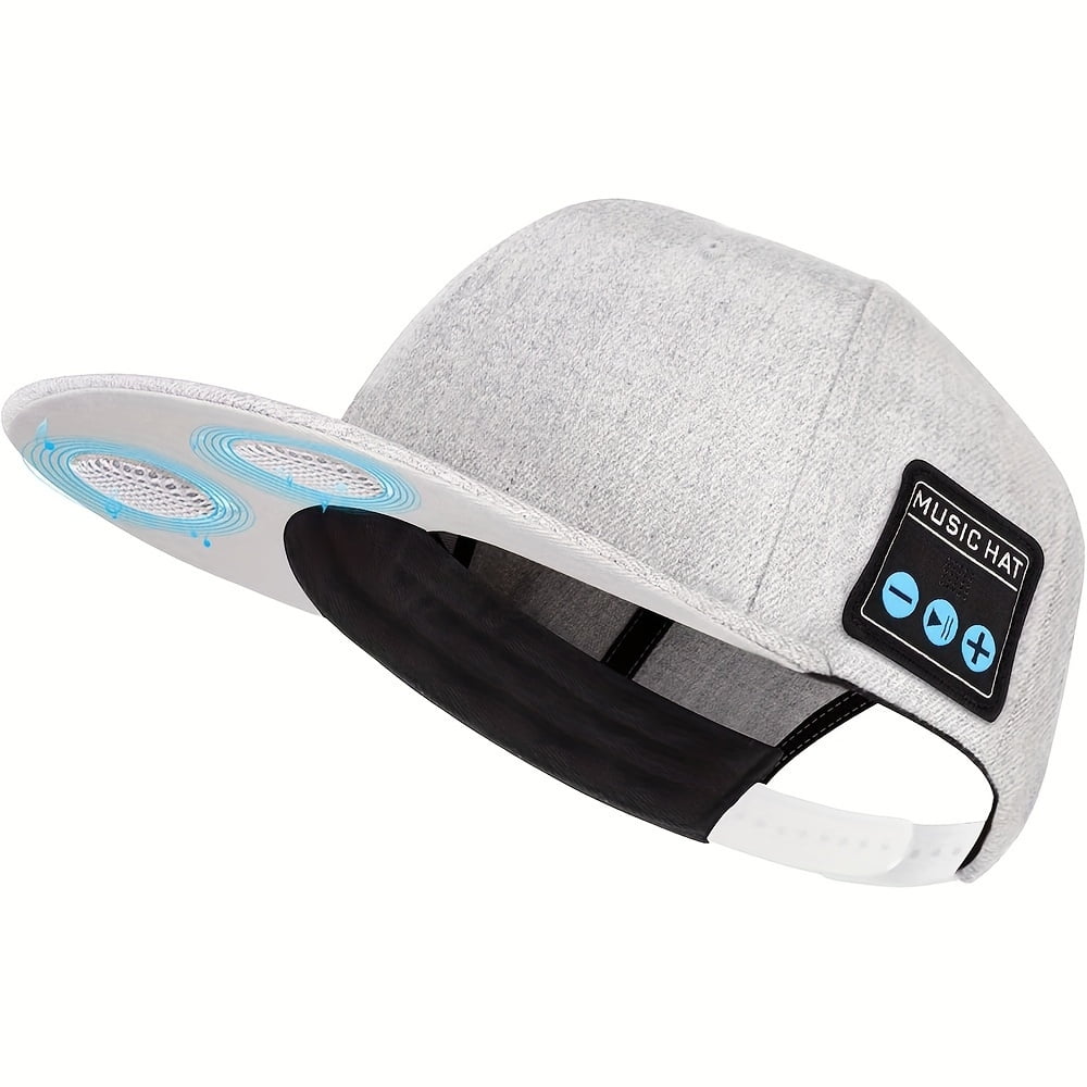 Kucata wireless smart speaker headphone baseball cap, gray - Walmart ...